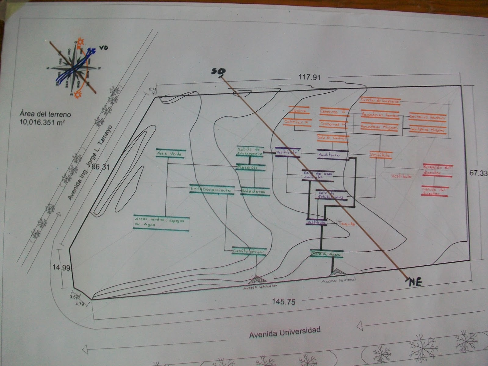 PROCESO DE DISEÑO ARQUITECTONICO: DIAGRAMA DE FUNCIONAMIENTO